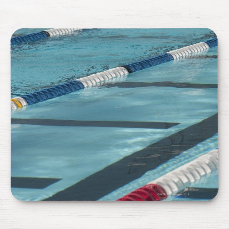 Plastic separators in a swimming pool creating mouse pad | Zazzle
