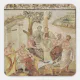Plato Conversing with his Pupils Square Sticker | Zazzle