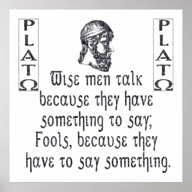 Plato Poster | Zazzle