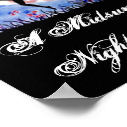 Play A Midsummer Night's Dream William Shakespeare Poster | Zazzle