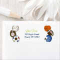 Play Ball Sports Ball Baby Shower Address Labels | Zazzle