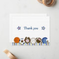 Play Ball Sports Boys Thank You Note Cards | Zazzle