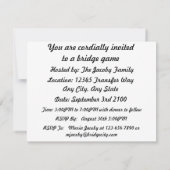 Play Bridge It's A Form Of Mental Ballet Invitation | Zazzle