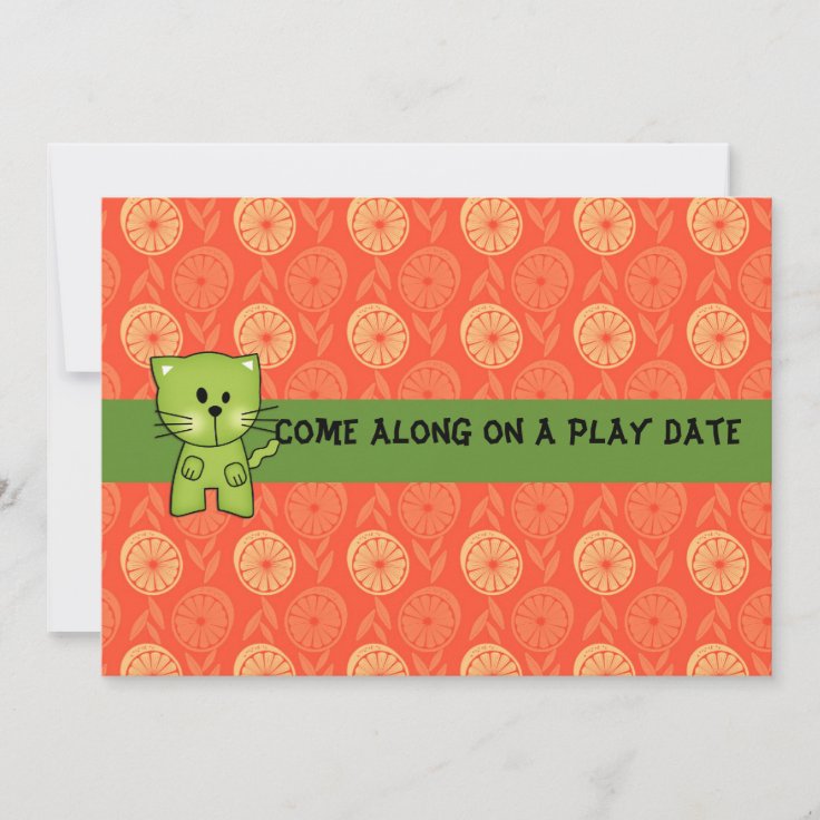 Play Date Invitations | Zazzle