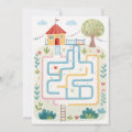 Play Zone Maze Birthday Invitation | Zazzle