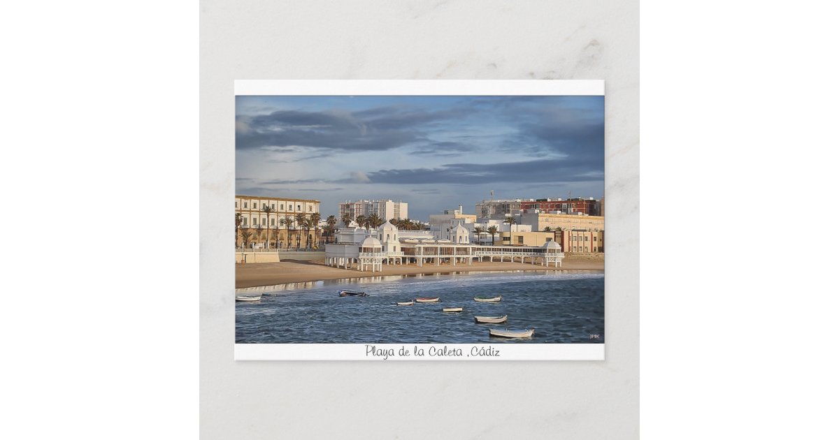 Playa de la Caleta ,Cádiz Postcard | Zazzle