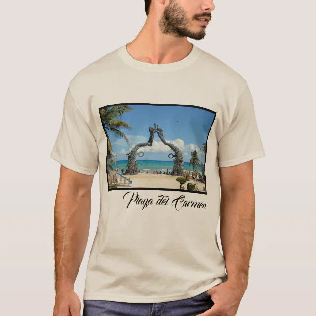 Playa del Carmen Statue Riviera Maya Cancun T-Shirt | Zazzle