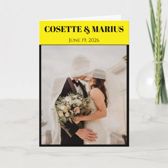 Playbill Wedding Program | Zazzle