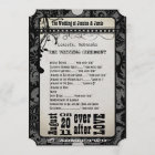 Playbill Wedding Program Metallic Silver | Zazzle.com