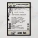Playbill Wedding Program Metallic Silver | Zazzle