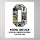 Player Number 0 Senior Sports Team Photo Collage Poster | Zazzle