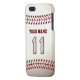 Player Number 11 - Cool Baseball Stitches iPhone Case | Zazzle