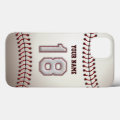 Player Number 18 - Cool Baseball Stitches Look Case-Mate iPhone Case ...