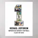 Player Number 1 Senior Sports Team Photo Collage Poster | Zazzle