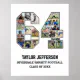Player Number 64 Senior Sports Team Photo Collage Poster | Zazzle
