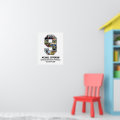 Player Number 9 Senior Sports Team Photo Collage Poster | Zazzle