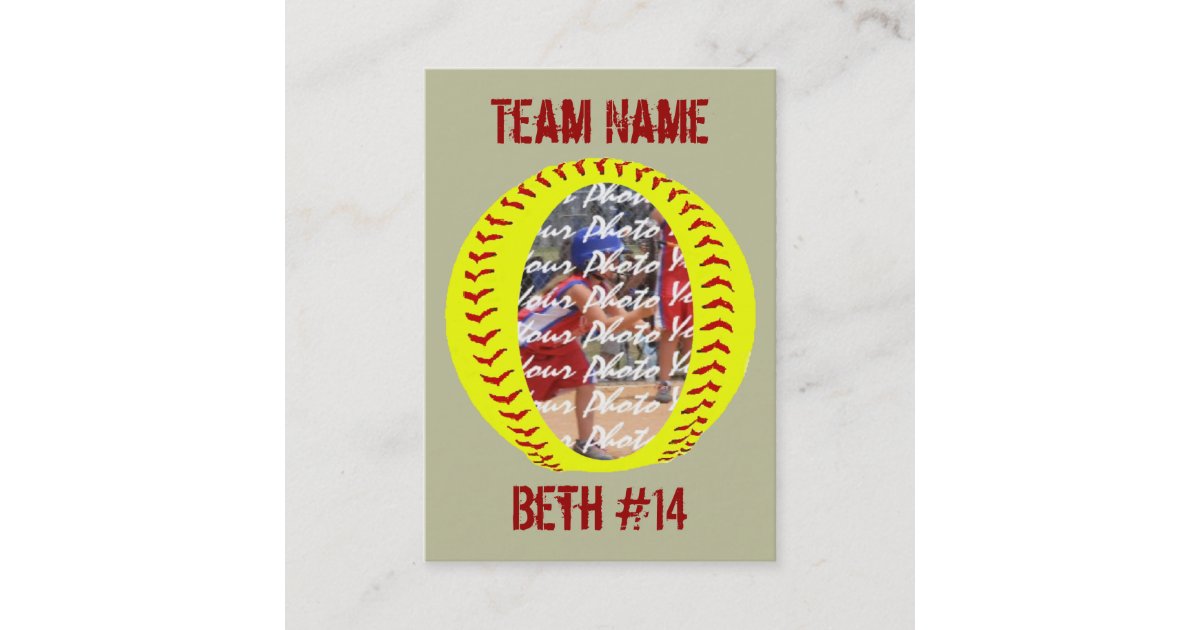 Player Photo Trading Cards | Zazzle