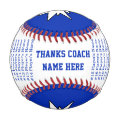 Players, Team, Coach Names Personalized Baseball | Zazzle