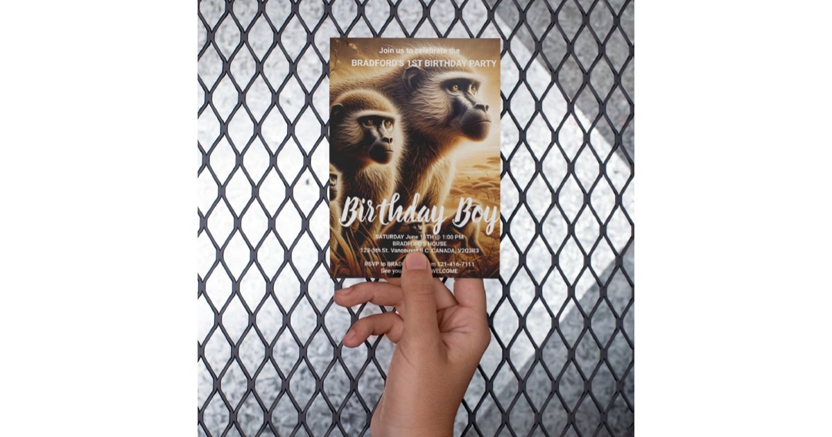 Playful Monkeys Dance in Meadow Postcard | Zazzle