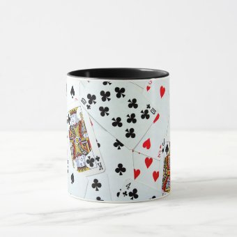 Playing Card games Mug | Zazzle