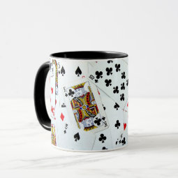 Playing Card games Mug | Zazzle