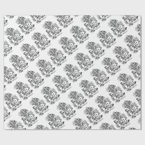 Playing Card Servants Wrapping Paper | Zazzle