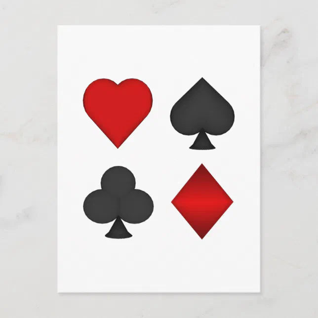 Playing Card Suits: | Zazzle