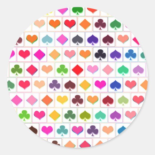 Playing Cards Stickers | Zazzle