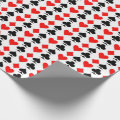 Playing Card Suits Hearts Diamonds Spades Clubs Wrapping Paper | Zazzle