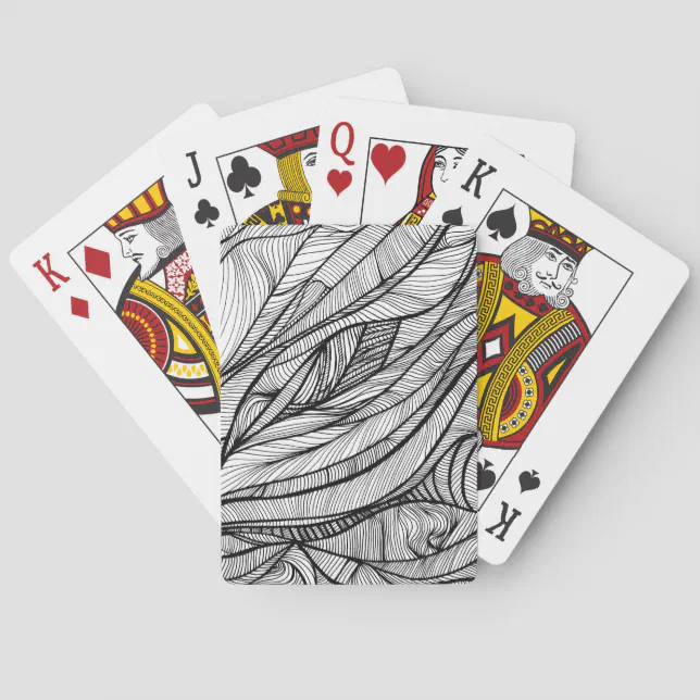 Playing Cards: Color Your Own: activity coloring Poker Cards | Zazzle