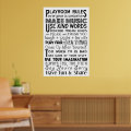Playroom Rules Poster | Zazzle