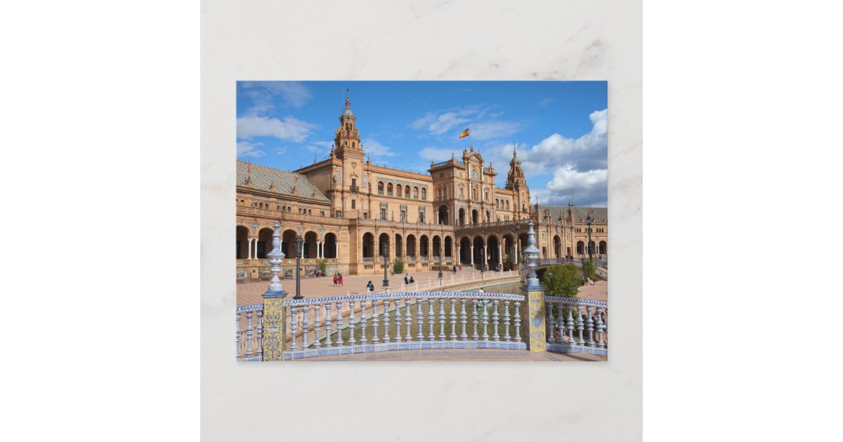 Plaza de Espana in Seville Postcard | Zazzle