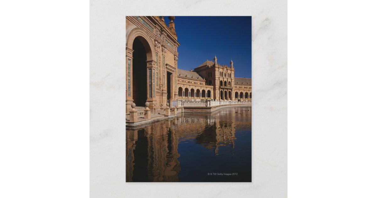 Plaza de Espana, Seville, Spain Postcard | Zazzle