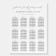 Please Find Your Seat Script Wedding Seating Chart Foam Board | Zazzle