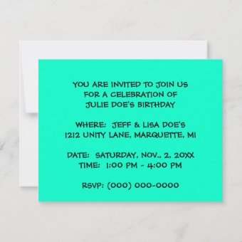 PLEASE JOIN US FOR A BIRTHDAY PARTY INVITATION | Zazzle