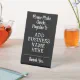 Please Make Checks Payable To - Business Name Desk Pedestal Sign | Zazzle