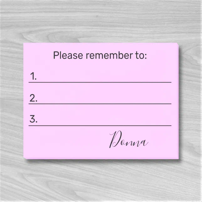 Please Remember To Or Your Text Post-it Notes | Zazzle
