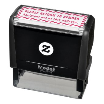 Please Return To Sender Self-inking Stamp | Zazzle