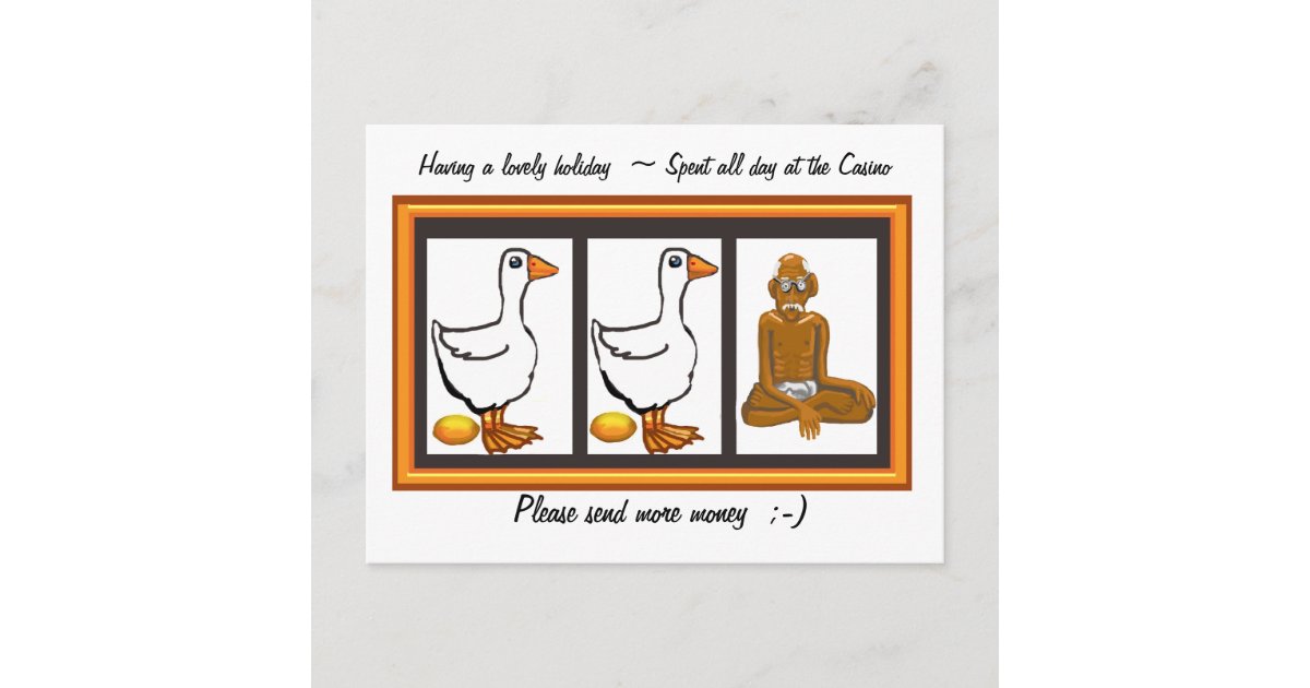 Please send money postcard | Zazzle