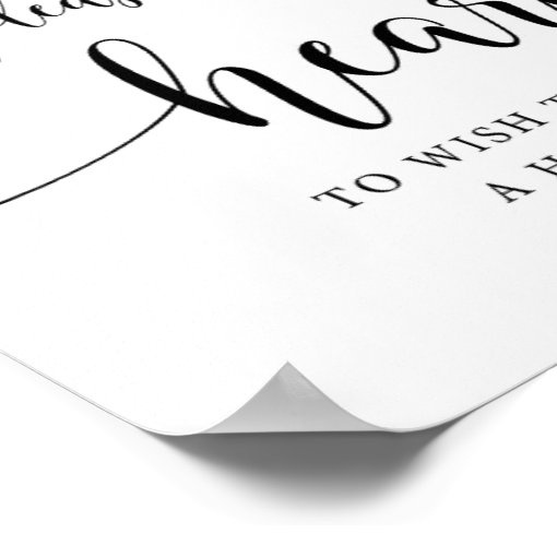 Please Sign a Heart Wedding Guestbook Sign | Zazzle