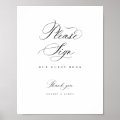 Please Sign Guest Book Reception Table Poster | Zazzle