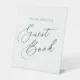 Please Sign Our Guest Book Wedding Pedestal Sign | Zazzle