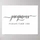 Please Take a Program Sign | Zazzle