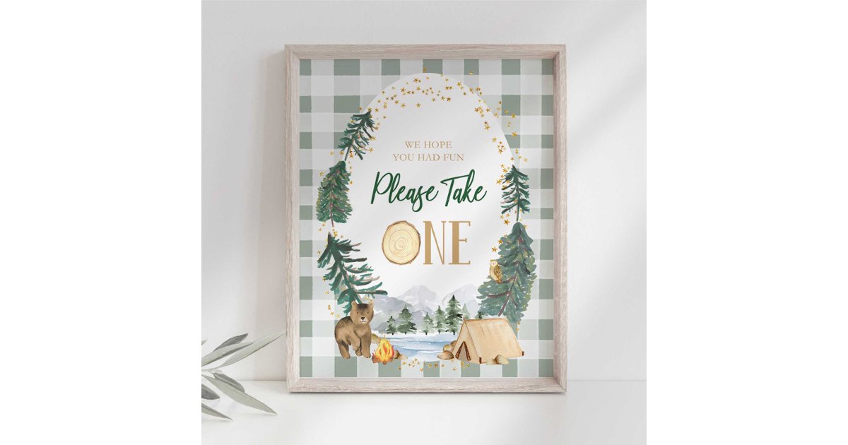 Please Take One Party Favor Sign | Zazzle