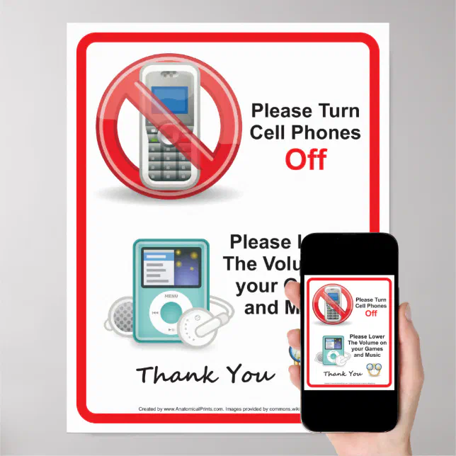 Please Turn Off Cell Phones Office Sign | Zazzle
