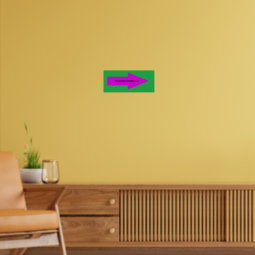 'Please Use Side Entrance' Sign. Customizable Poster | Zazzle