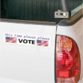 Please Vote Bumper Sticker | Zazzle