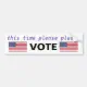Please Vote Bumper Sticker | Zazzle