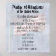 Pledge of Allegiance US Flag History Classroom Poster | Zazzle