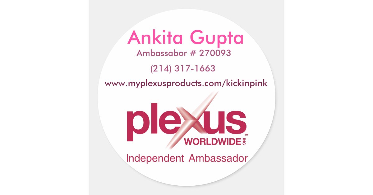 Plexus Sticker | Zazzle